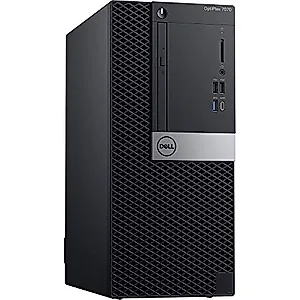 Dell OptiPlex 7070 Desktop Computer - Intel Core i7-9700 - 16GB RAM - 256GB SSD - Tower