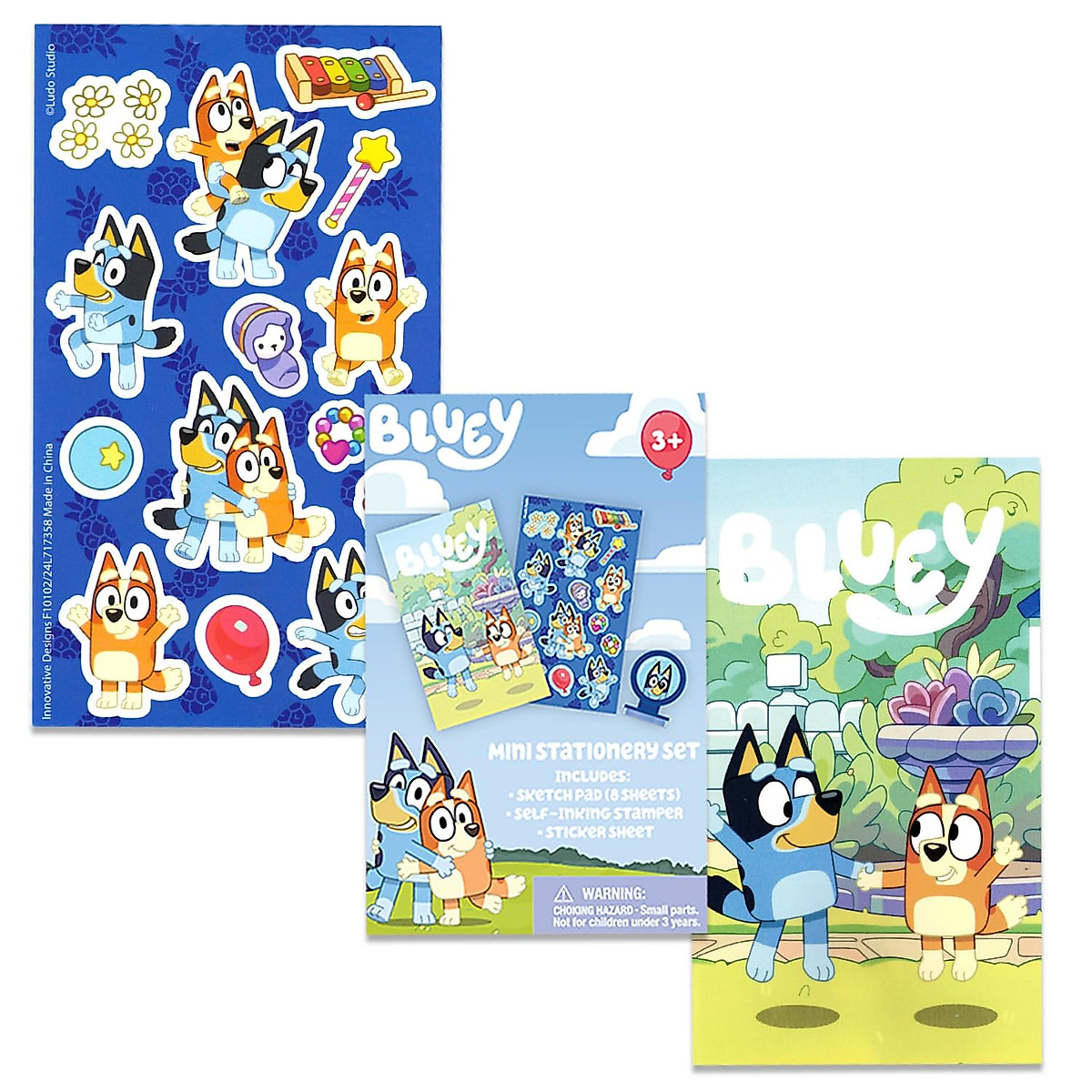 Bluey Party Favor Set - Bundle of Bluey 8 Bluey Activity Packs with Games and Coloring Pages, More | Bluey Birthday Party Supplies
