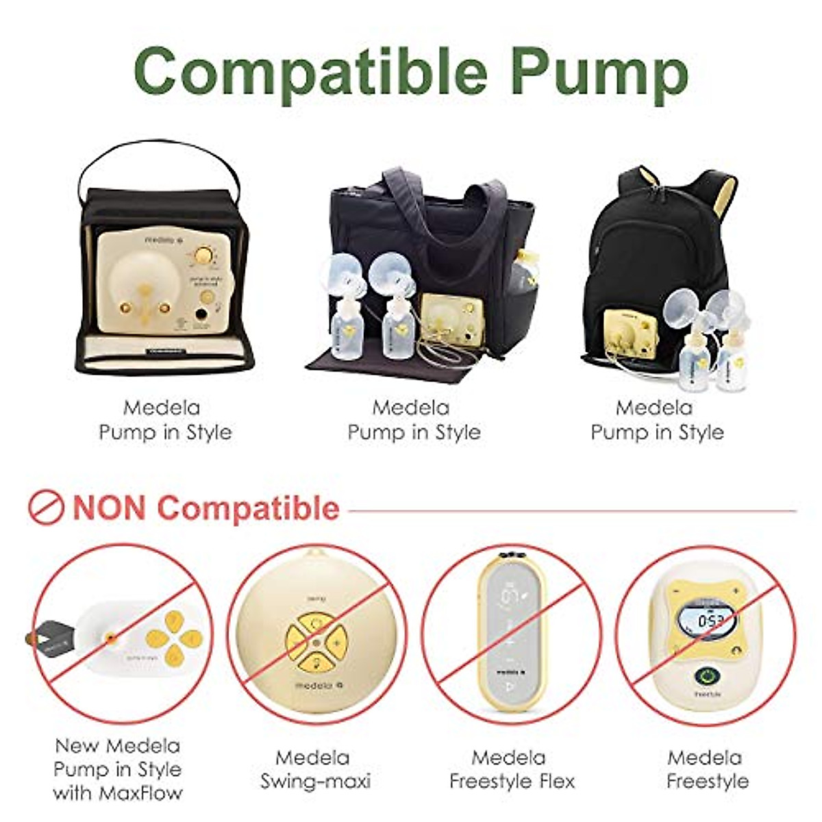 Maymom Pump kit Compatible with Medela Pump in Style Advanced; Replacement to Medela Pump Parts