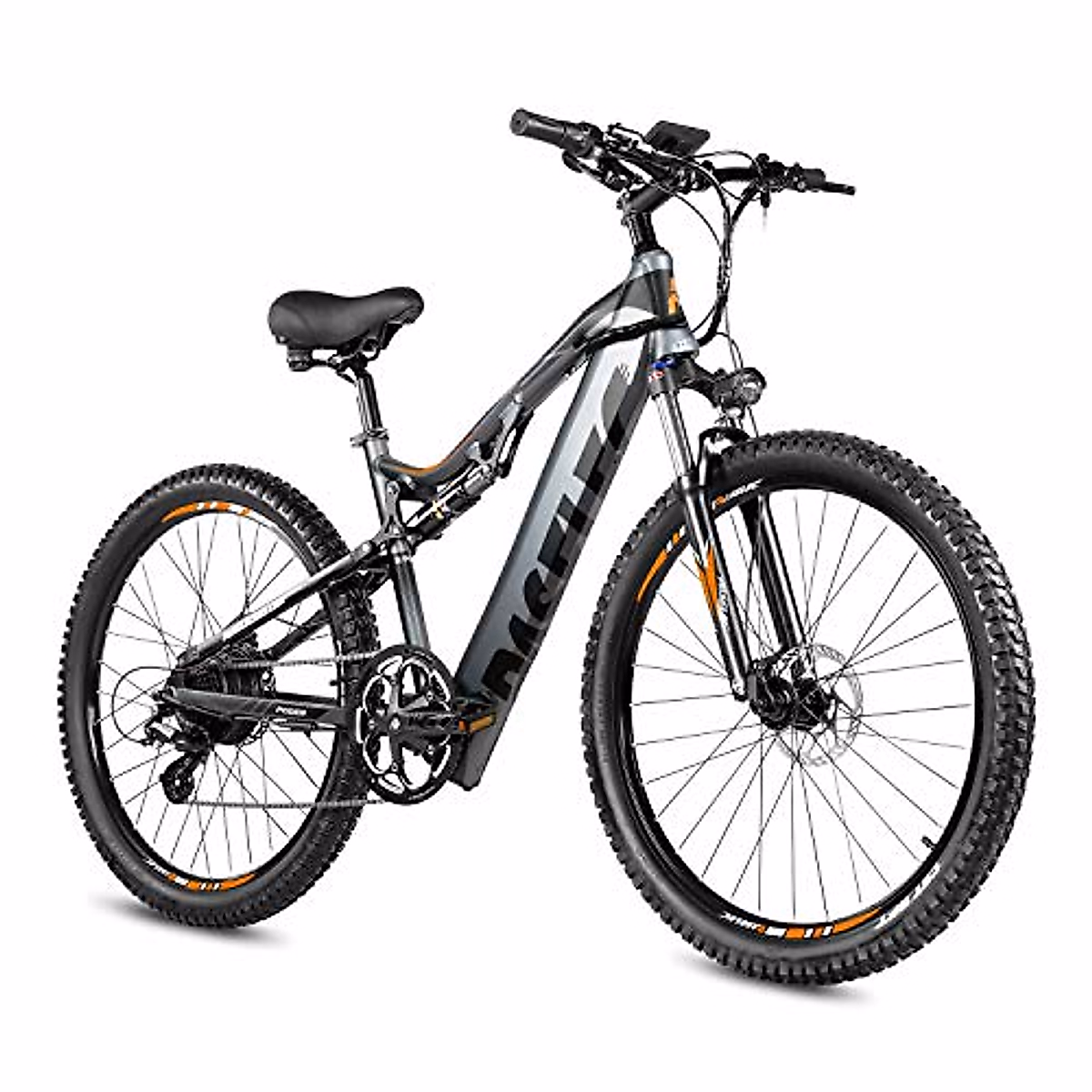 Electric Bike with BaFang Motor 750W Peak, Full Suspension Ebike, Electric Bike for Adults, Electric Mountain Bicycle with 13Ah Battery,27.5'' E-MTB, Professional 9-Speed Gears