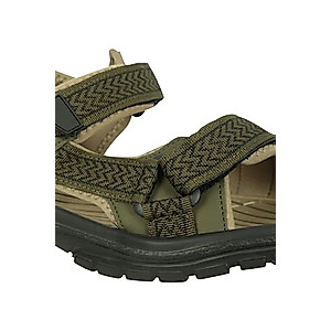 Mountain Warehouse Crete Mens Sandals - Soft, Walking, Summer Khaki 12 M US Men