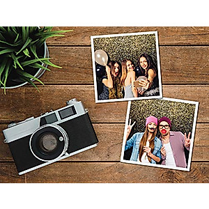 Black and Gold Photo Booth Backdrop - Perfect Party Decoration for Graduation, Birthday, Christmas, New Years Eve, Bachelorette, Weddings, Prom | Gatsby Photo Booth | Measures 6ft x 6ft