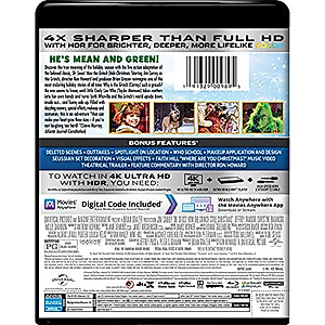 Dr. Seuss' How The Grinch Stole Christmas - Grinchmas Edition 4K Ultra HD + Blu-ray + Digital [4K UHD]