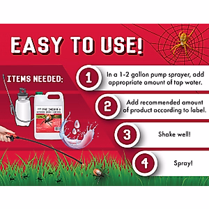 7.9% Bifenthrin Insecticide - Gallon - (Compare to Leading Brands) – Professional Insect Control - Kills on Contact - Fire Ants, Ticks & More