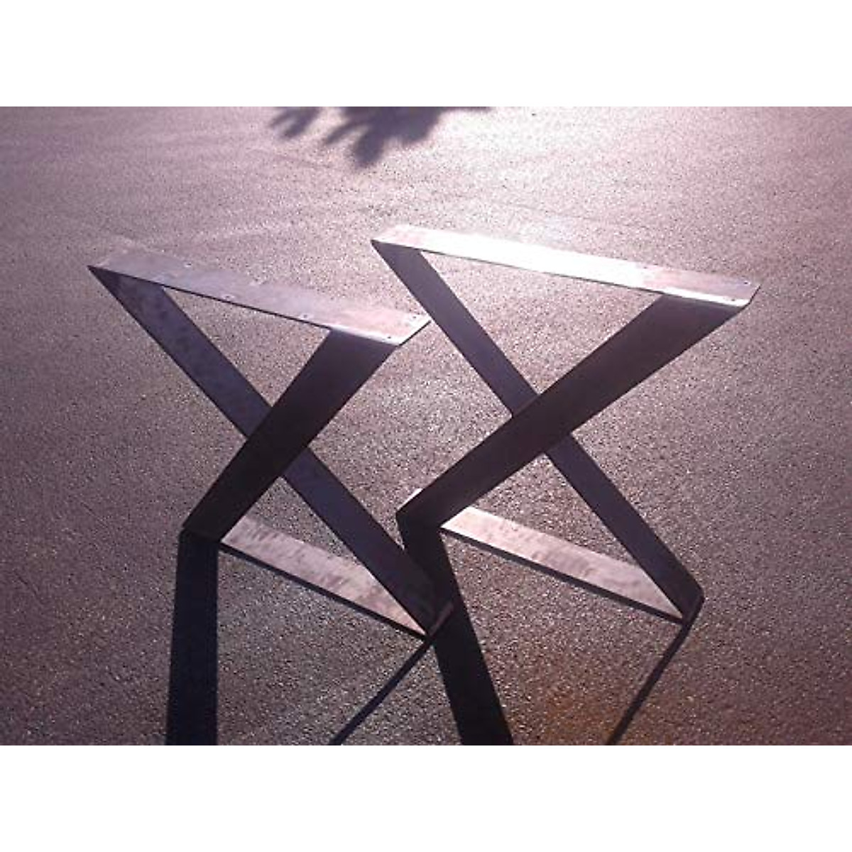 Metal Table Legs, HD Zig Zag Style - Any Size and Color