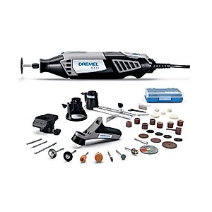 Dremel 4000-4/34 Variable Speed Rotary Tool Kit - Engraver, Polisher, and Sander- Perfect for Cutting, Detail Sanding, Engraving, Wood Carving, Polishing- 4 Attachments & 34 Accessories , Gray