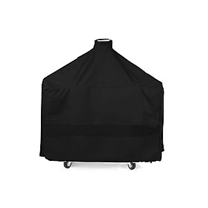 Covermates Kamado Cart Grill Cover - Weather Resistant Outdoor Cover, Protects Big Green Egg Large Table and Round Grills Outdoor, Classic 12-Guage Vinyl, Cart 47W x 28D x 46H, Black