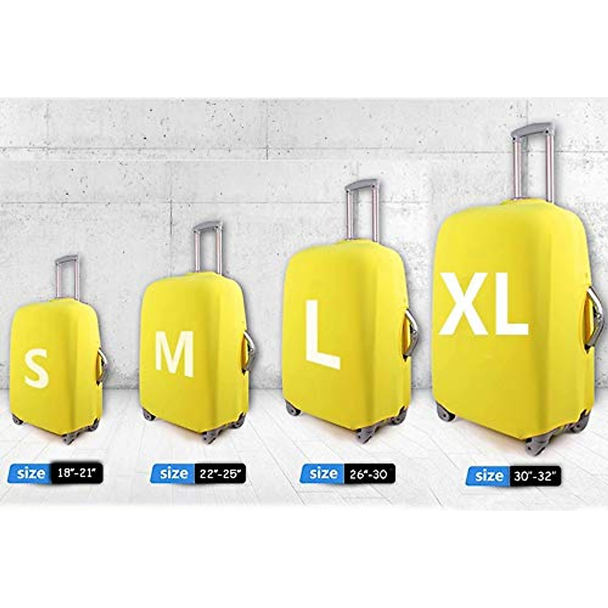 BIGCARJOB Funny Giraffe Printed Fabric Luggage Protective Cover for 26-28 inch Trolley Case Suitcase Dust Cover Travel Accessories