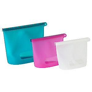 FILFISK 3-piece resealable bag set, multicolor, 3.0 Count