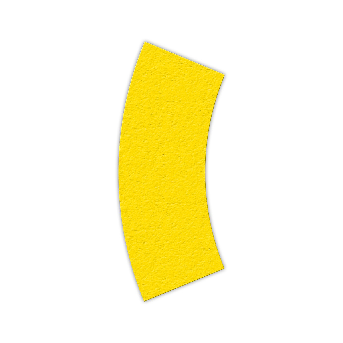INCOM Manufacturing: Workplace Marker "Arc" Shape, Yellow (Pack of 25)