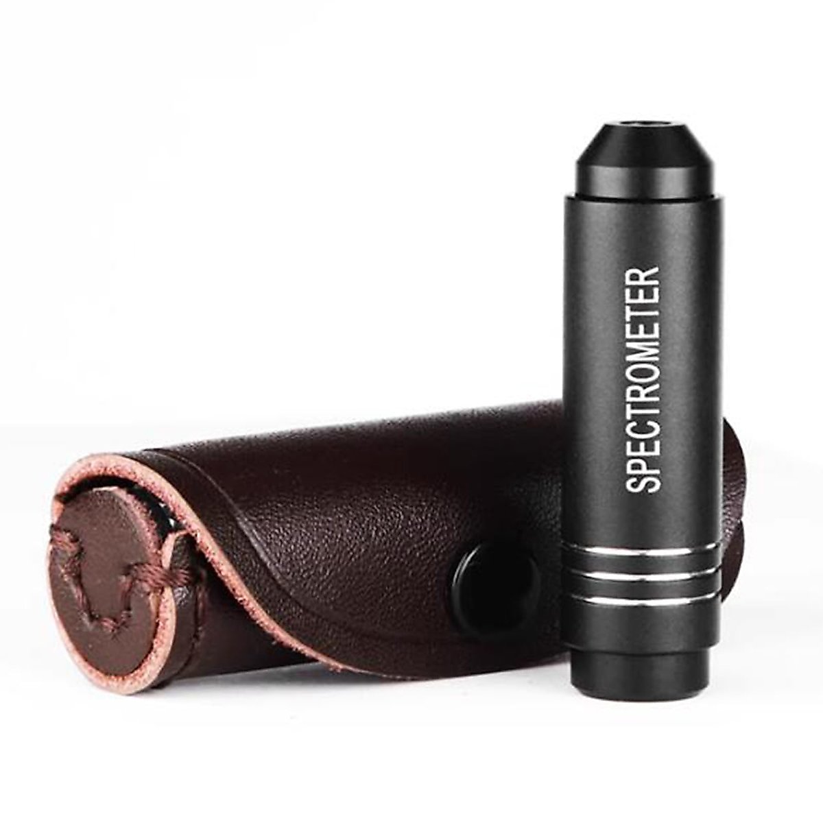 Handheld Spectroscope, Gemological Grating Diffraction Spectroscope, Eyepiece 5nm, Objective Lens 4nm, for Quick Gemstone Identification