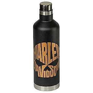 Harley-Davidson Copper Skull Travel Mug & Water Bottle Set - Stainless Steel