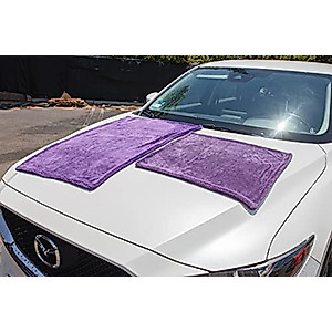 Maxshine 1200GSM 20"X24" Duo Twisted Drying Towel, Super Soft, Strong Absorption, Long Service Life, Double Sided, Machine Washable