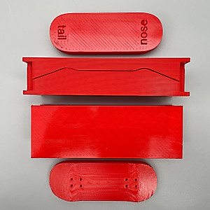 DIY Fingerboard Mold & Shaper 96mm x 33mm, 49mm wheelbase, 20º Kick