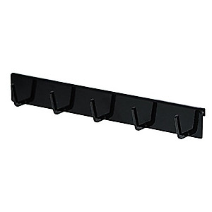 Yamazaki Home Grid Panel 5-Hook Accessory for Hanging Kitchen Utensils and Tools, One Size, Black