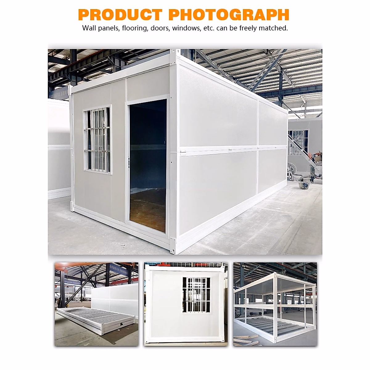 China Folding Container House Fast Fold Out Flat Pack Prefabricated 20ft 40ft Foldable Portable Modular Tiny Houses Homes Camps
