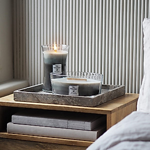 Woodwick Ellipse Trilogy Scented Candle, Warm Woods, with Crackling Wick, Burn Time: Up to 50 Hours