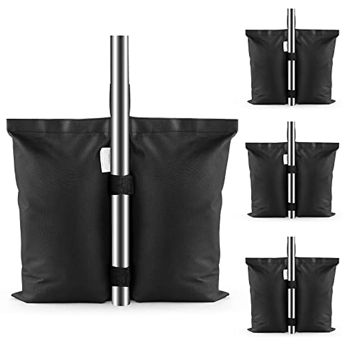 HOMDOX Weight Bags, Set of 4 (fillers are not included, bags only)