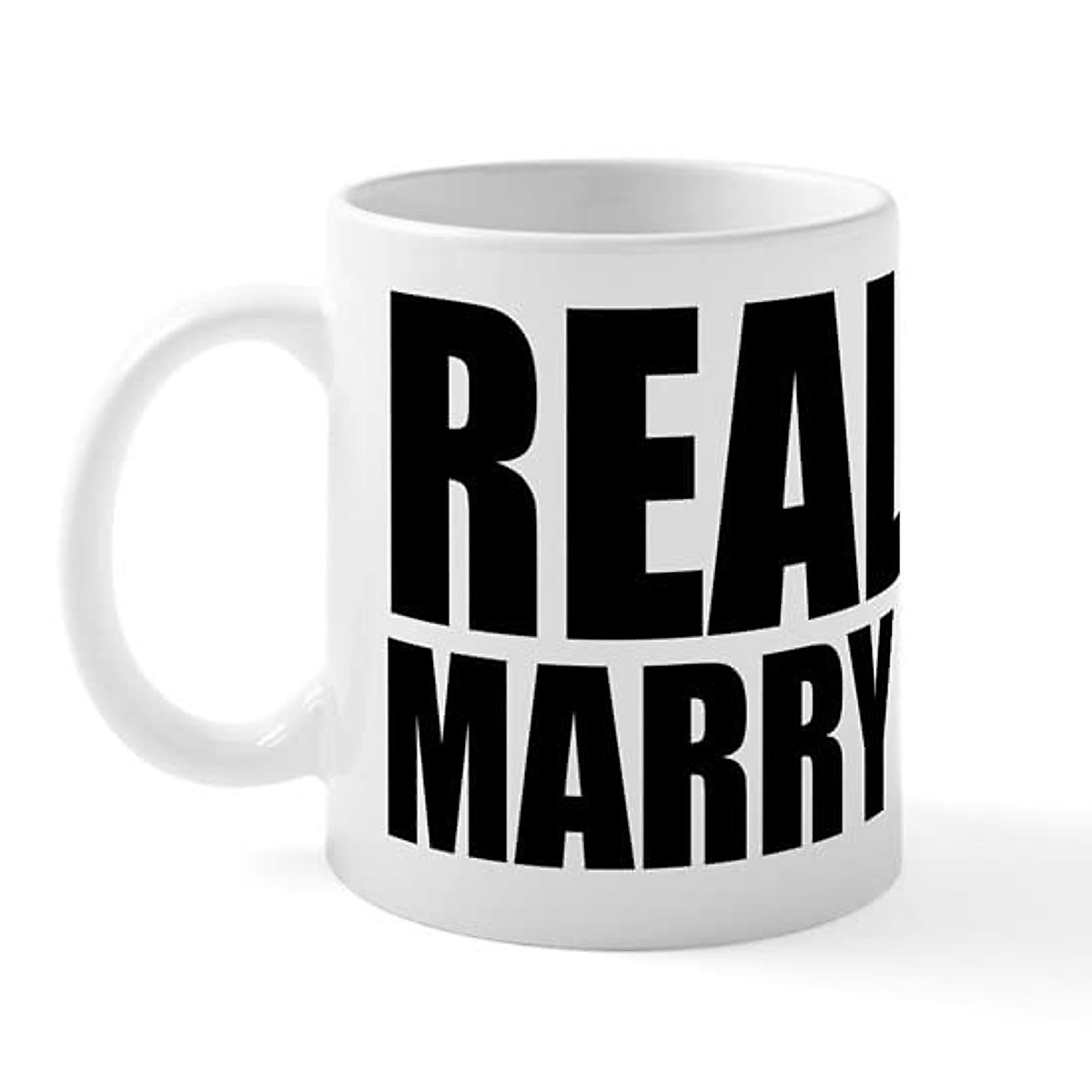 CafePress Real Men Marry Nurses Ceramic Coffee Mug, Tea Cup 11 oz