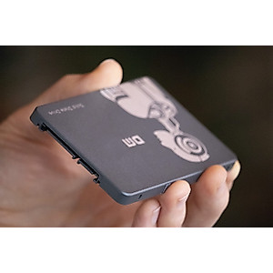 Dynon Metrics SSD Internal Hard Drive – 2.5 Inch High-Speed Internal SSD – SATA 3 Speed Class 6GBPS Solid State Drive – Matte Grey Finish – Low Temperature Regulation - 128 GB