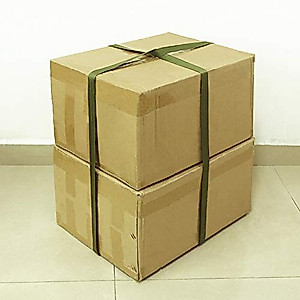 Tenn Well Tree Support Strap, 65 Feet x 1 inch Tree Straps for Staking, Nylon Tree Tie Rope for Plant Support, Straightening (2200 Lbs Strength, Green)