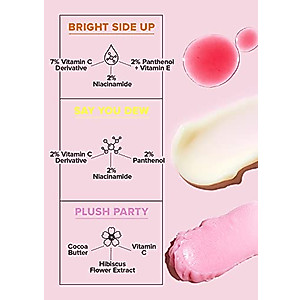 I Dew Care Skincare Set - Vitamin To Glow Pack | With Niacinamide, Grapefruit Extract, Vitamin C, Vitamin E, Vitamin B5, Serum, Cream, Lip Mask, Illuminating Vitamin C Trio, Gift, Spa day, Gift set, Travel Size, Korean Skincare, TSA Friendly Sizes