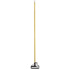 SPARTA 4166404 Spectrum Fiberglass Mop Handle With Quik-Release For Cleaning, Commercial, Residential, 60 Inches, Yellow