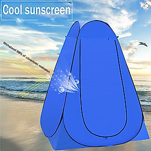 YZKJ Outdoor Privacy Tent for Camping,Changing Tent Portable, Privacy Tent for Toilet,Changing Room Tent Pop Up,Camouflage Outdoor Shower Tents(47 * 47 * 74.8")