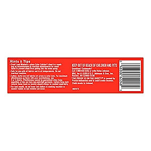 Shout Color Catcher, Dye-Trapping Sheets, 24 Sheets