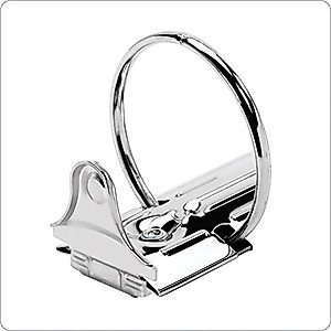 Cardinal 3 Ring Binders, Round Rings, Holds 350 Sheets, ClearVue Presentation View, Non-Stick, Assorted Colors (79550), 1.5 Inch (Pack of 4)