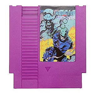 Robocop VS The Terminator 72 Pin 8 Bit Game Card Cartridge for NES - Games Accessories Cartridge For Nintendo - 1 x Robocop VS The Terminator Game Cartridge
