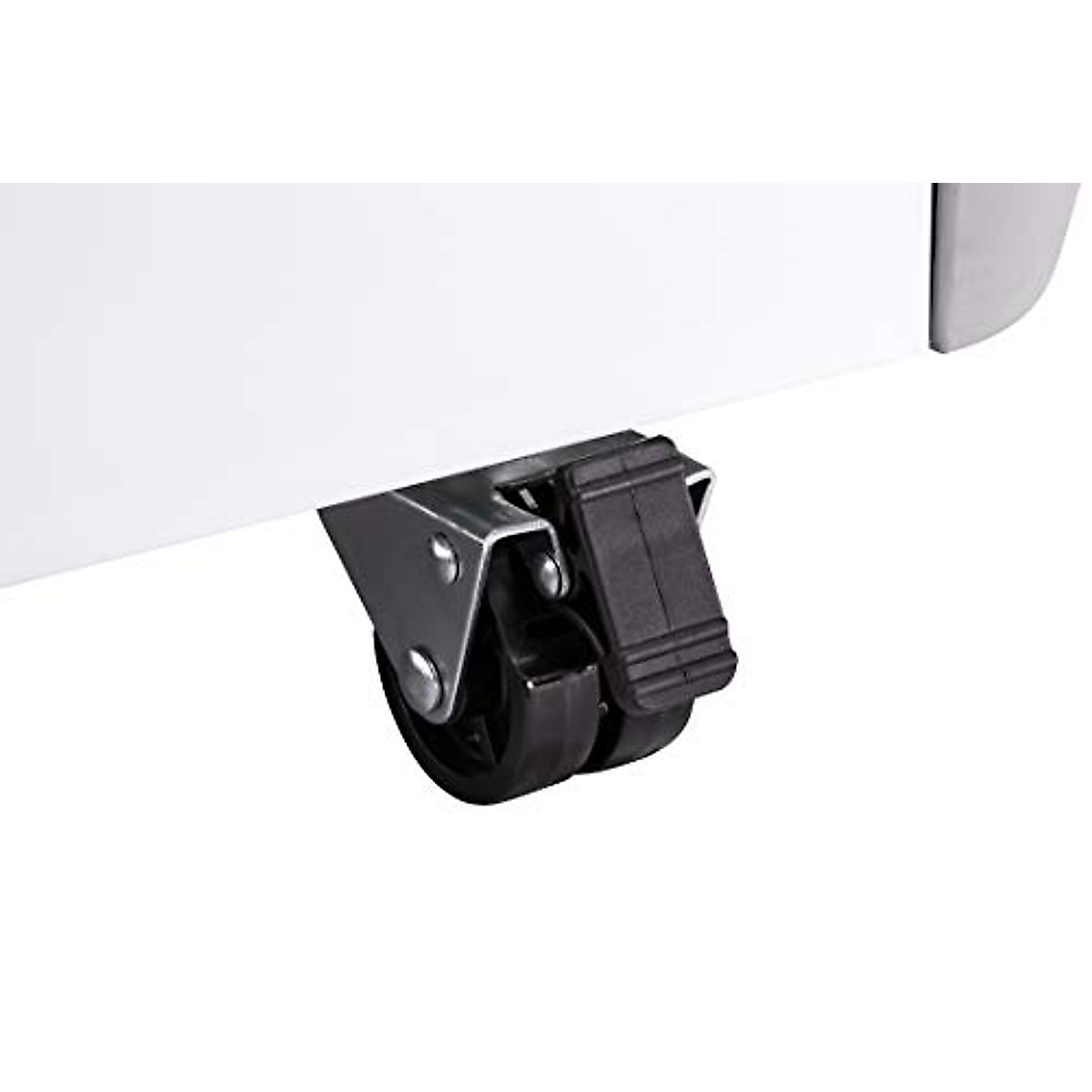 DUURA DDFC21 Commercial Mobile Ice Cream Display Chest Freezer Sub Zero Temp Curved Glass Top Frost Free Lid with 8 Wire Baskets, 71.7 Inch Wide 21.2 Cubic Feet, White, 21 cu.ft