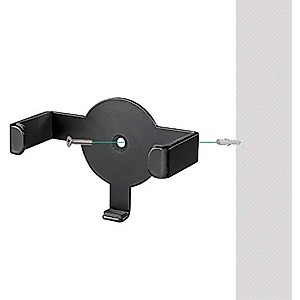 Mount Plus SB-47B Wall Mount Bracket for Amazon Echo Dot, Metal Clip Holder for 2nd Generation Echo Dot Smart Speaker (1 Pack Black)