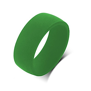 QINGDUO Inspirational Ring Christian Jesus Fish and Cross Symbols Ring Customize Lightweight Comfort Fit Plane Flexible Band Inspirational Faith Cross Ring Christian Religious Confirmation Gift,Red