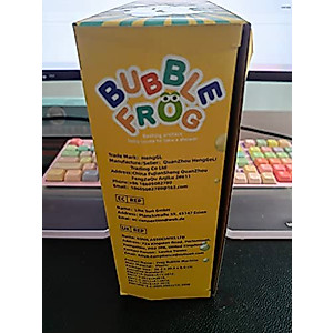 Baby Bath Bubble Toys Set,Tub Big Frog Automatic Bubble Maker Blower Toys with 12 Music Baby Fun Shower Toys, for Boys, Girls