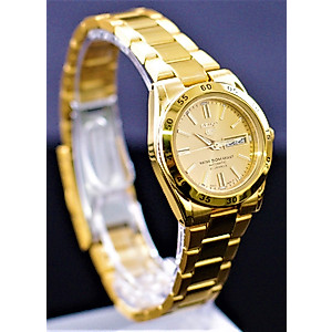 SEIKO 5 Sports Automatic Gold Dial Ladies Watch SYMG44K1