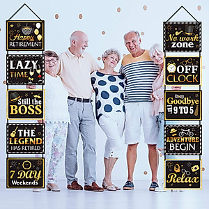 Retirement Party Decorations Happy Retirement Banner The Legend Has Retired Yard Sign Retirement Party Suppliers Hanging Cards Decorating Kit