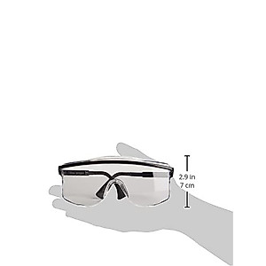 Honeywell Uvex Ademco by S2500C Astrospec OTG 3001 Safety Eyewear, Black Frame, Clear UV Extreme Anti-Fog Lens, S2500C Astrospec OTG 3001 Safety Eyewear, Black Frame, Clear UV Extrem