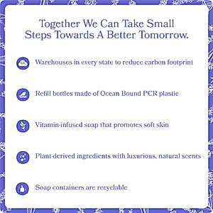 ZYFE Liquid Hand Soap Refills - Non-Toxic, Plant-Derived Vitamin Hand Soap with Essential Oils - Kitchen Hand Soap Refill & Bathroom Essentials Handsoap Hand Wash - Hush Lavender Scent, 64oz