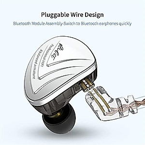 YINYOO KZ AS16 in Ear Monitor IEM Metal Headphones Earphones HiFi Stereo Sound Earbuds Noise Cancelling Ear Buds with 8BA 0.75mm 2pins Cable (with mic, Blue)