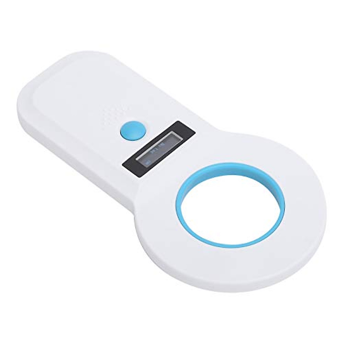 Microchip Scanner FDXB (ISO11784/85) EMID Animal Handheld Reader Pet ID Scanner, Pet ID Microchip Scanner, Cat Label Reader 134.2kHz (White)