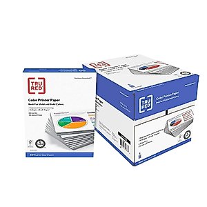 Staples Multi-Purpose Inkjet and Laser Printer Paper, Copy and Fax, 8.5" W x 11" L, Letter Size, 96 Bright White, 20 lb. Density, 2500 Sheets 5-Ream Case (1147484)