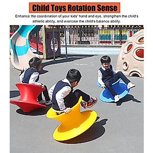 ENHEN 360° Swivel Gyro Chair Furniture, Outdoor/Indoor Rotating Spun Recliner, Relaxing Child Sense Sports Equipment for Backyard/Party/Bedroom