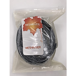 MESHIKAIER Candy Colour Unisex Adjustable Rubber Silicone Belt with Plastic Buckle (Black)