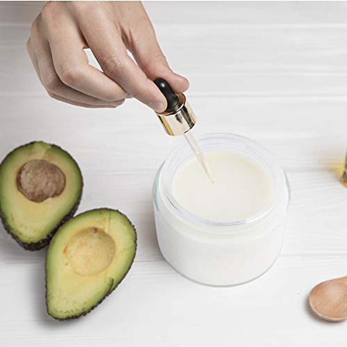 4oz Glass Jars (12 Pack), Empty Cosmetic Containers with Inner Liners and 12 black Lids & 12 Silver Lids for Slime, Beauty Products, Cosmetic, Lotion, Ointments and DIY