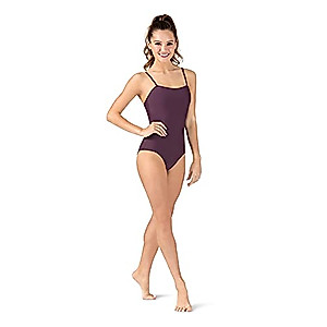 Theatricals Womens Square Neck Camisole Dance Leotard Black M TH5112