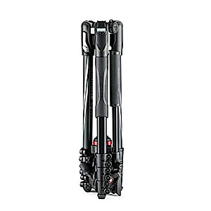 Manfrotto Befree Travel, Light Weight, Fluid Drag System Professional Video Tripod, Black (MVKBFRL-LIVEUS)
