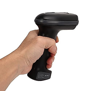 NDNCZDHC Barcode Scanner with Base, 2.4G Bluetooth Bar Code Reader QR Code Scanner for Warehouse, Library, Supermarket