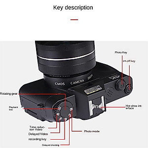 SKYXIU 48MP 16X Zoom Digital Camera for Teens,Beginners Portable Photography Camera with 3.0'' Selfie Flip HD Screen,4K Video,CMOS,WiFi,Wide Angle Lens,Mini Compact Video Camera