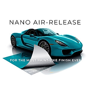 VViViD+ Ultra Gloss Miami Blue Vinyl Car Wrap (1ft x 5ft)